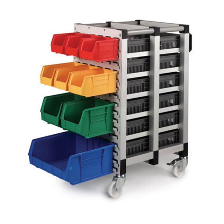 Combi Manoeuvrable Trolley with Complete with 4 x 600 x 400mm