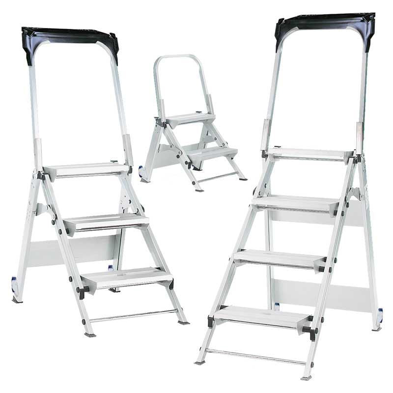 Easy Slope Aluminium Folding Leader Steps (2, 3 & 4 Treads)
