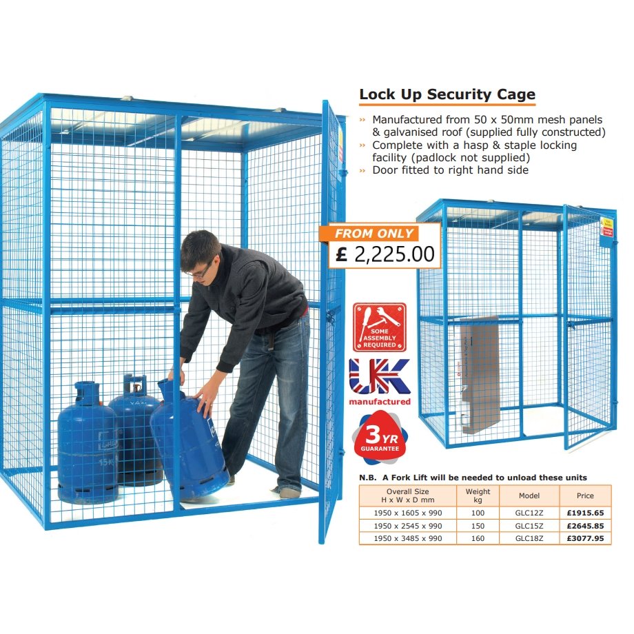 Lock Up Security Cage