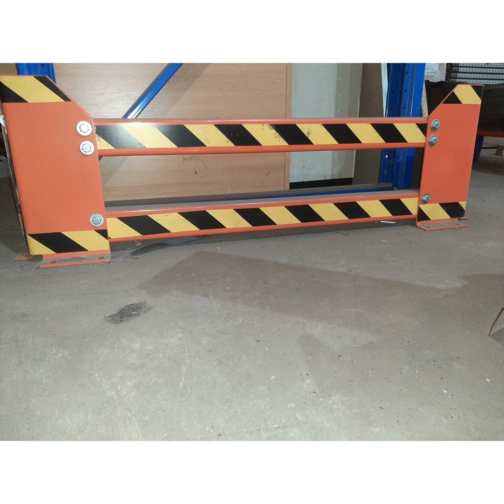 Pallet Racking Safety Protection Barrier Including Corner Guards